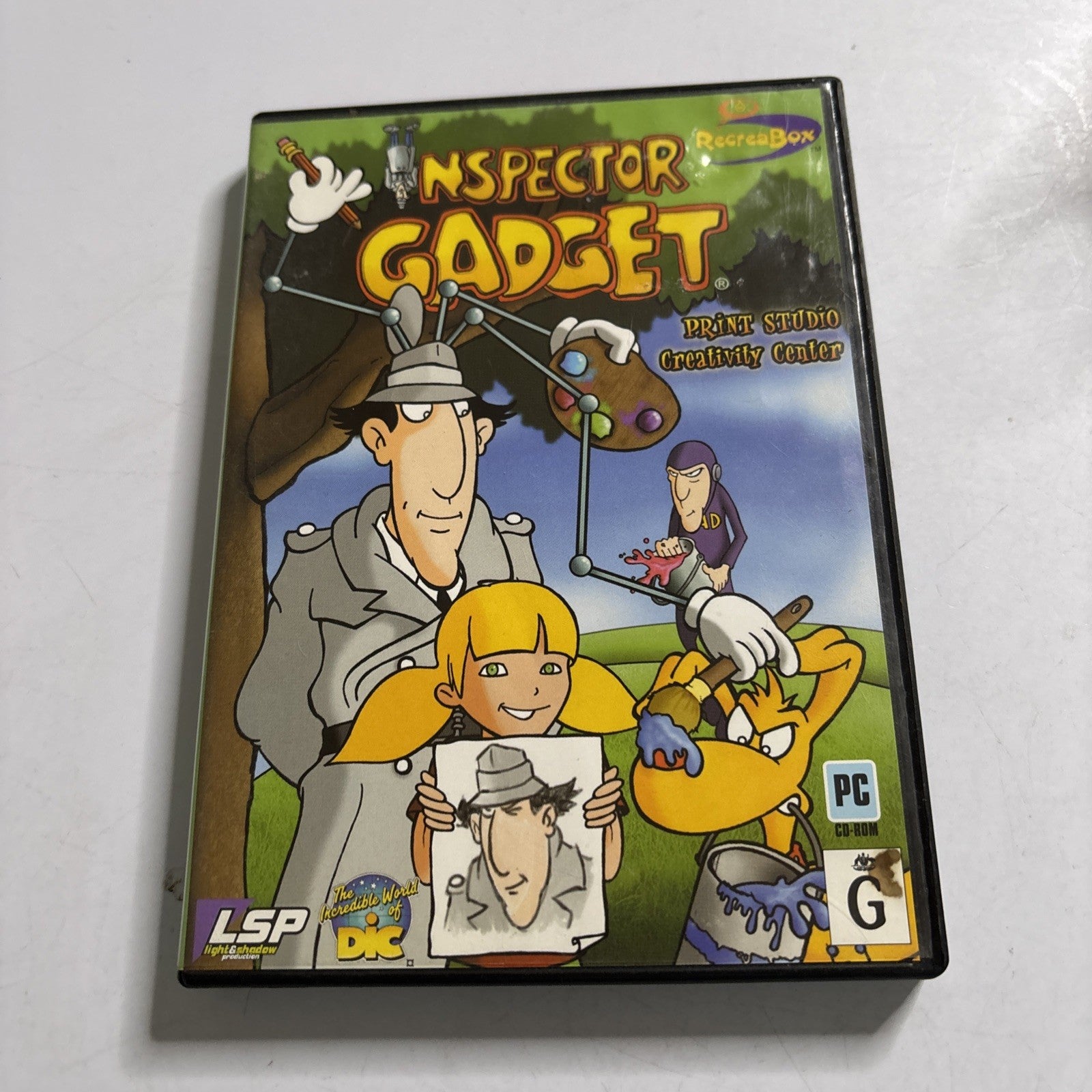 Inspector Gadget - Print Studio Creativity Centre PC CDROM – Retro Unit