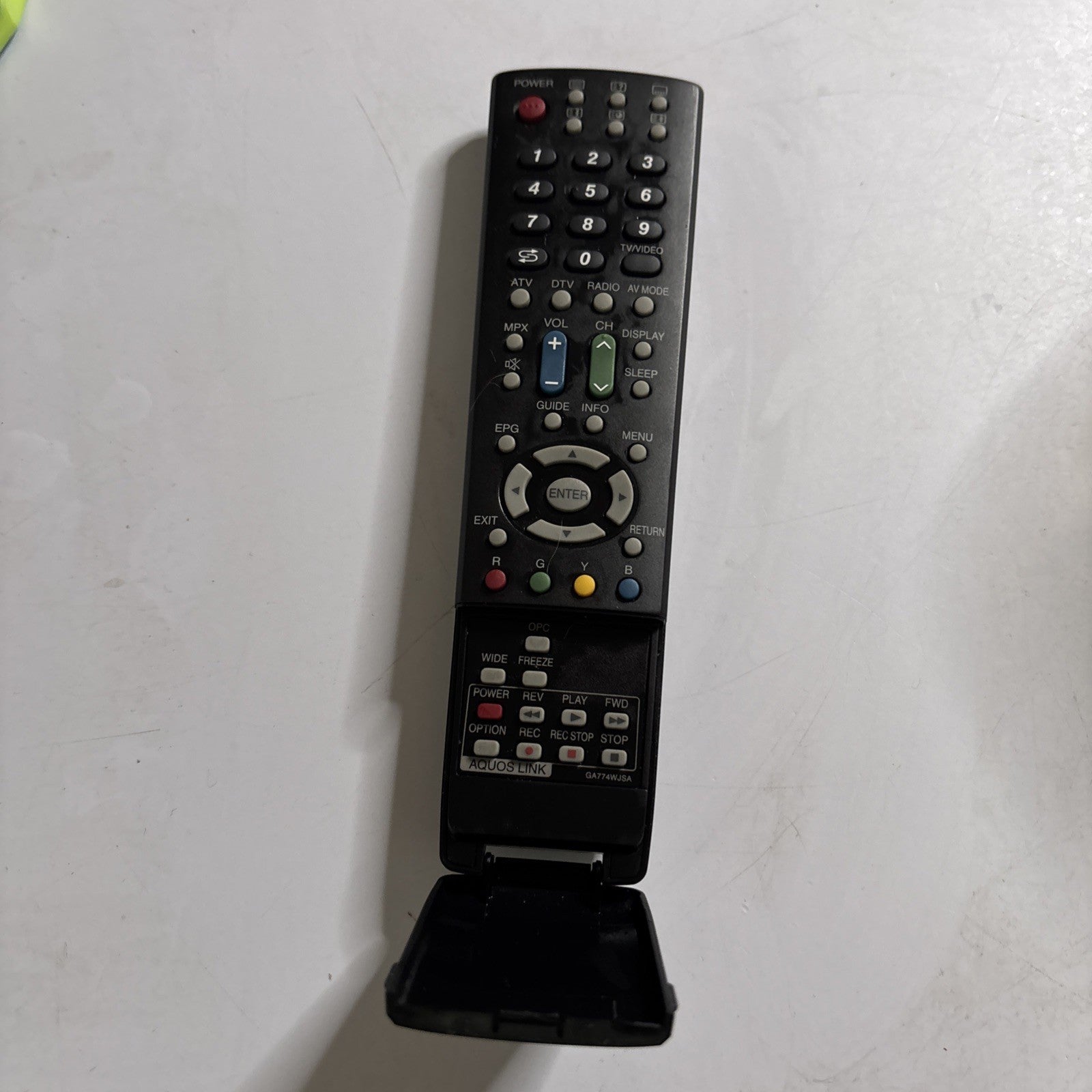 Genuine SHARP AQUOS GA774WJSA TV Remote Control for Aquos TV – Retro Unit