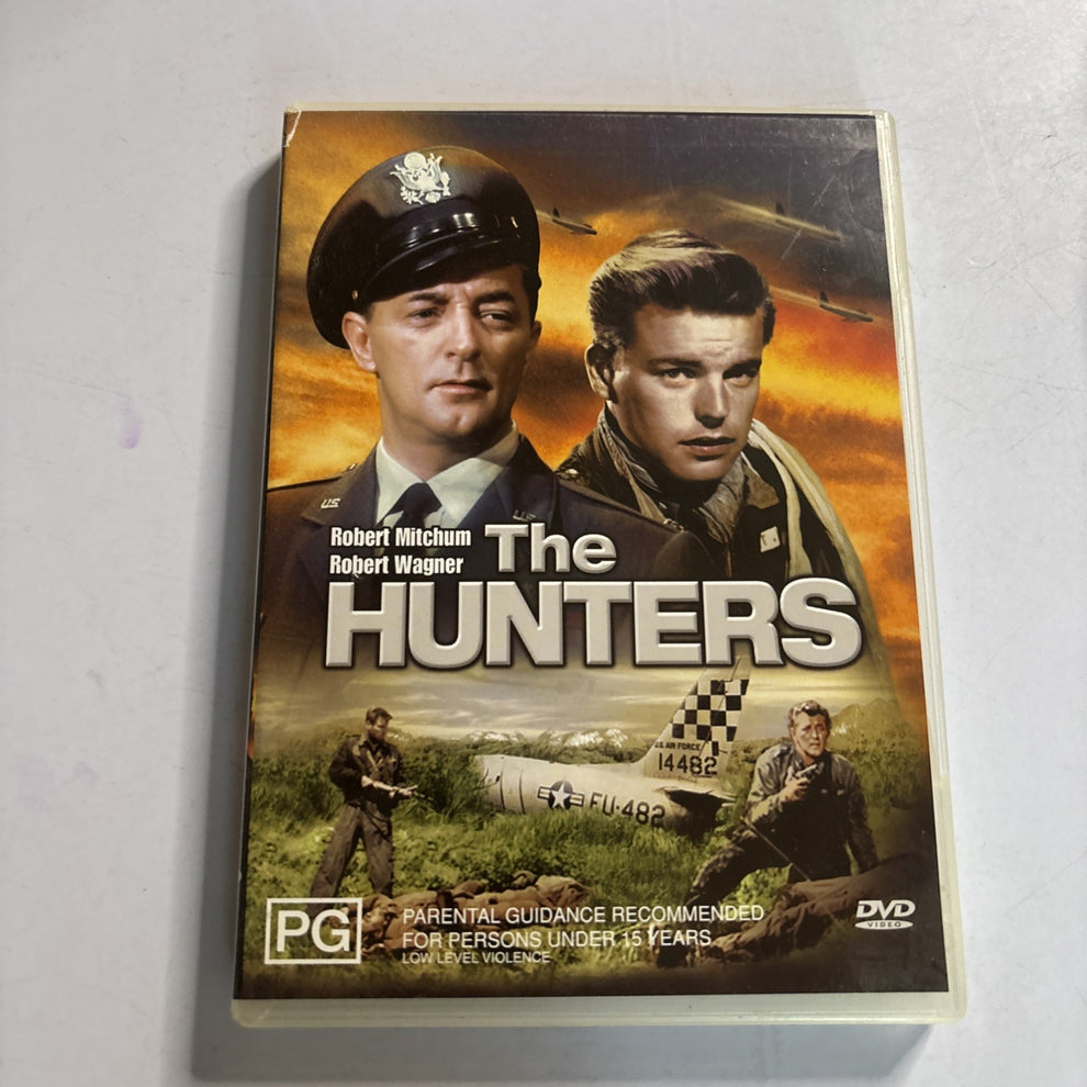 The Hunters (DVD, 1958) Robert Mitchum, Robert Wagner Region 4 – Retro Unit