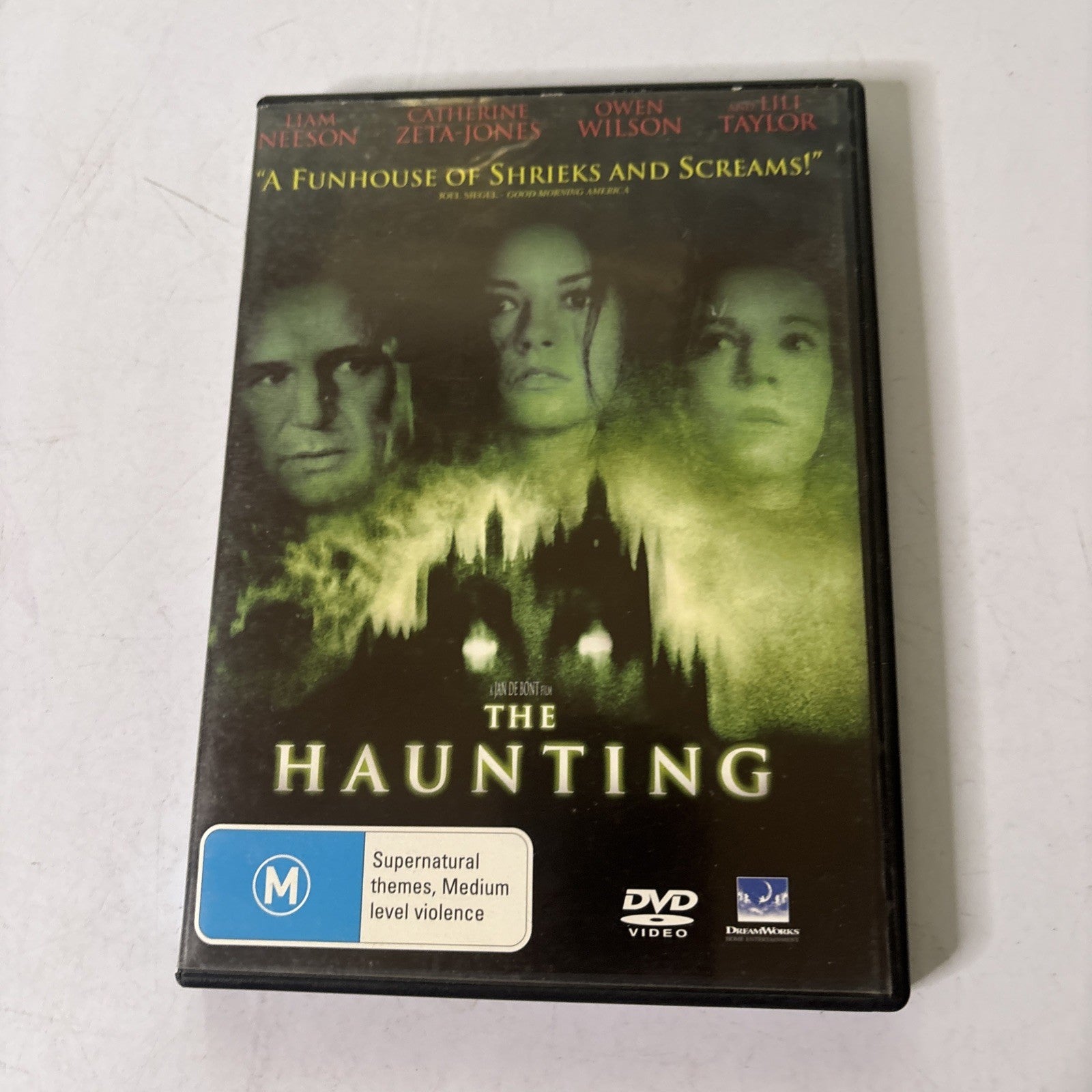 The Haunting (DVD, 1999) Liam Nelson, Catherine Zeta Jones Region 4 ...