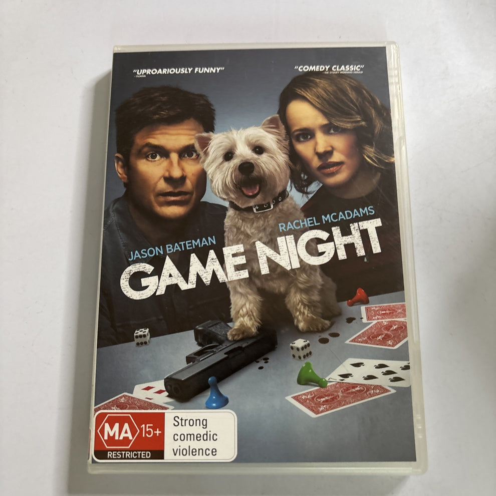 Game Night (DVD, 2018) Jason Bateman, Rachel McAdams Region 4 NEW ...