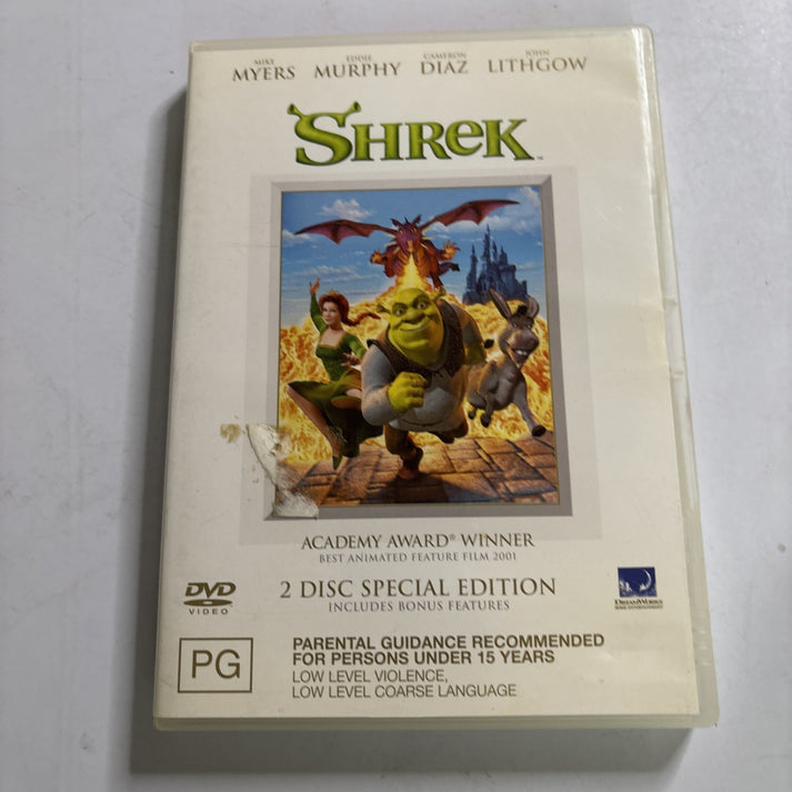Shrek (DVD, 2001) Mike Myers, Eddie Murphy Region 4,2 – Retro Unit