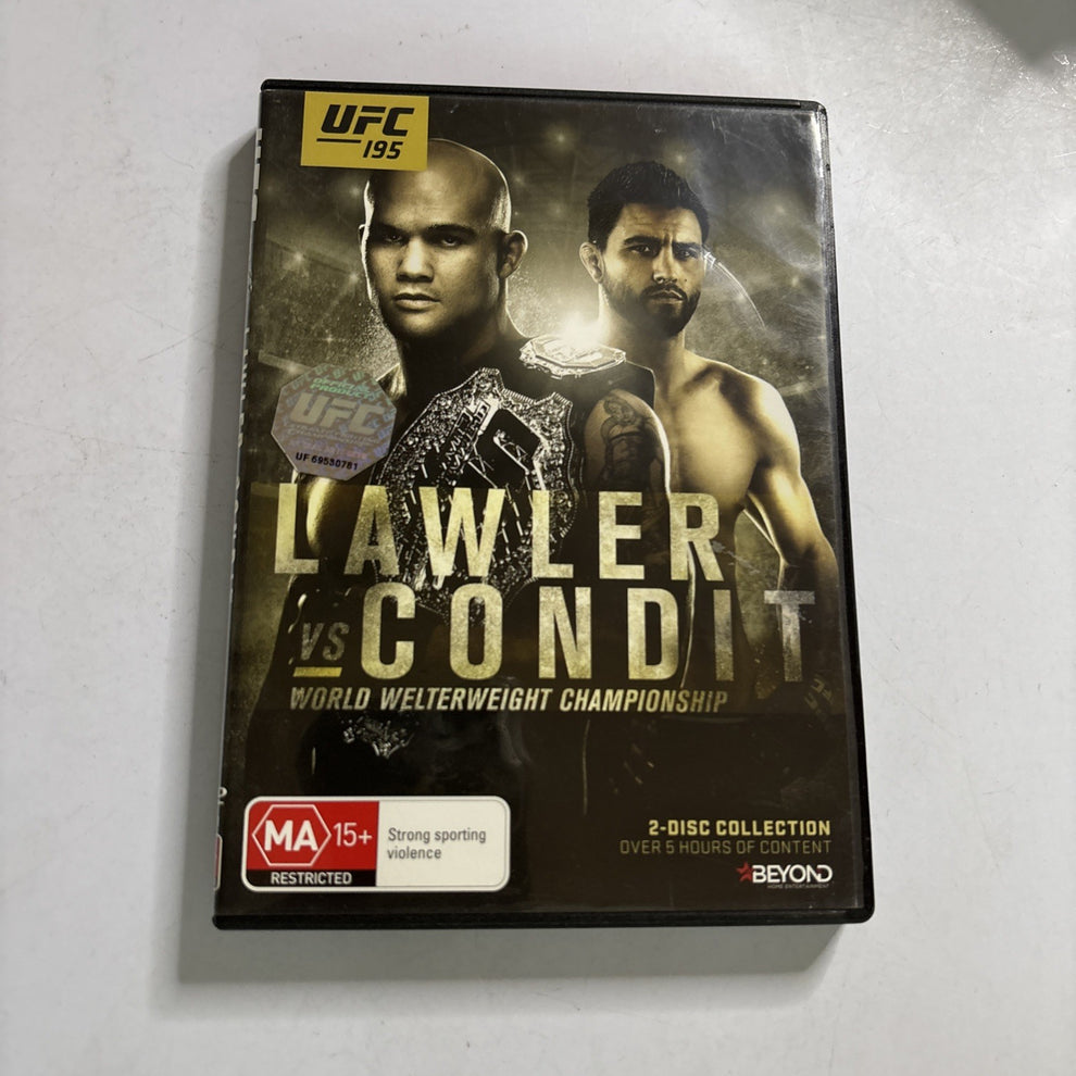 UFC #195 - Lawler Vs Condit (DVD, 2016) Region 4 – Retro Unit