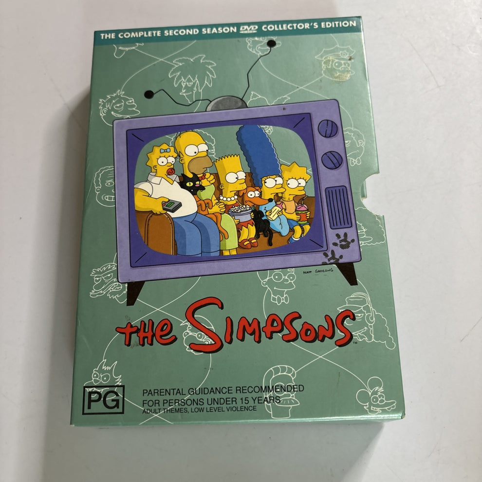 The Simpsons : Season 2 (DVD, 1990) Region 4 – Retro Unit
