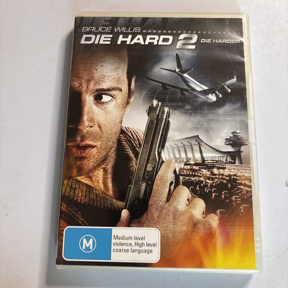 Die Hard 2 - Die Harder (DVD, 1990) Region 4 Bruce Willis – Retro Unit