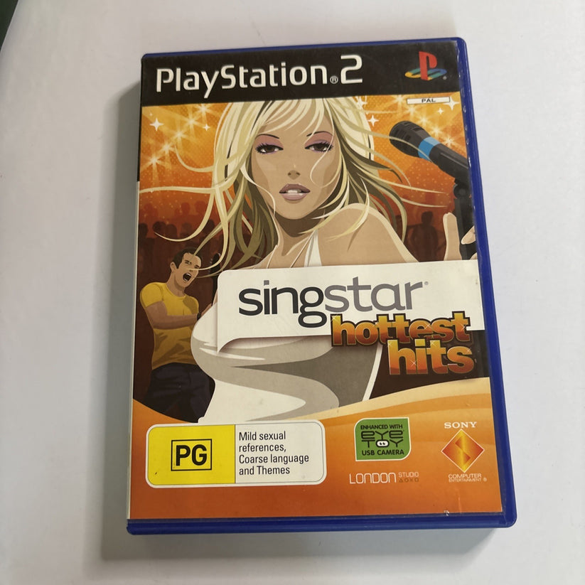 SingStar Hottest Hits (PlayStation 2 PS2) With Manual PAL – Retro Unit