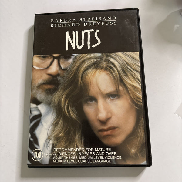 Nuts (DVD, 1987) Barbra Streisand, Richard Dreyfuss Region 4 – Retro Unit