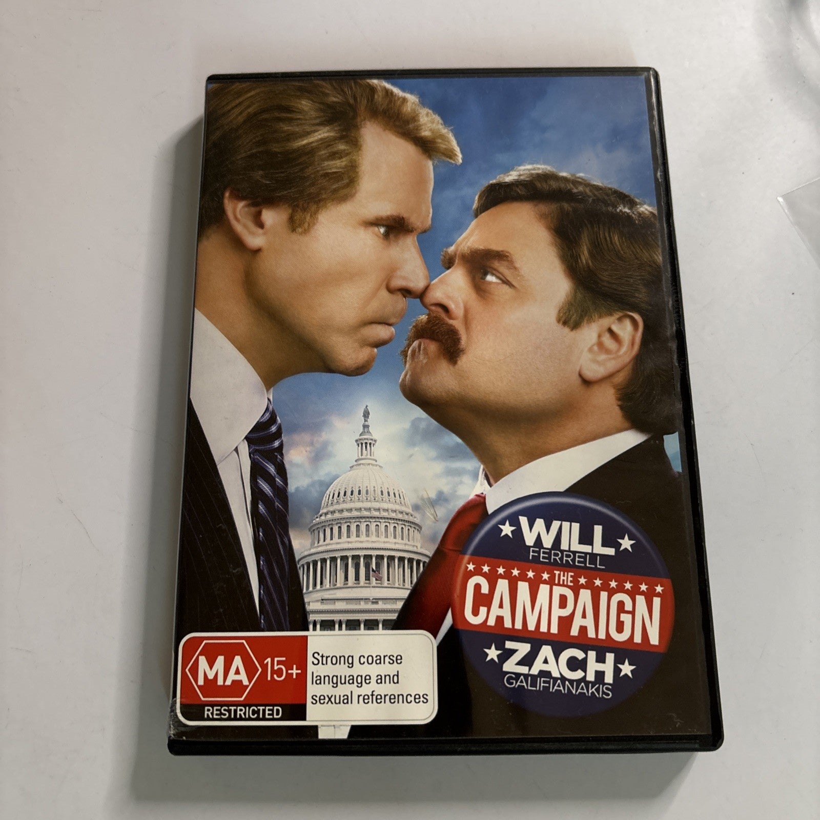 The Campaign (DVD, 2012) Will Ferrell, Zach Galifianakis Region 4 ...