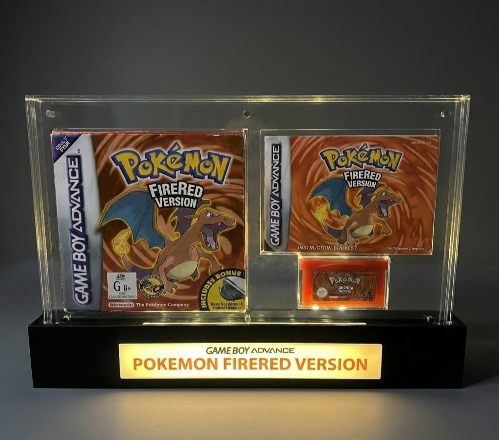 Custom Acrylic Display Case For Game Boy Advance GBA Box Manual Cart U ...