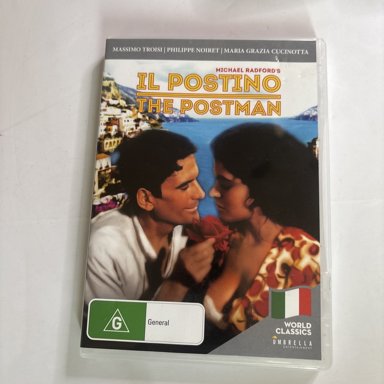 Il Postino (DVD, 1994) Massimo Troisi, Philippe Noiret Region 4 – Retro ...