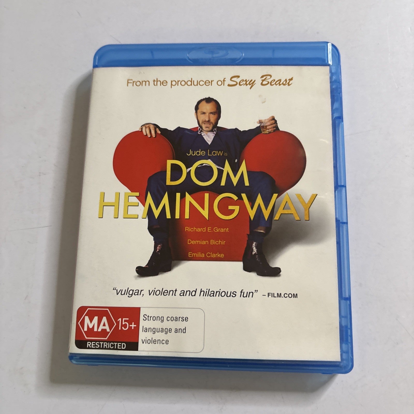 Dom Hemingway (Blu-ray, 2013) Jude Law Region B – Retro Unit
