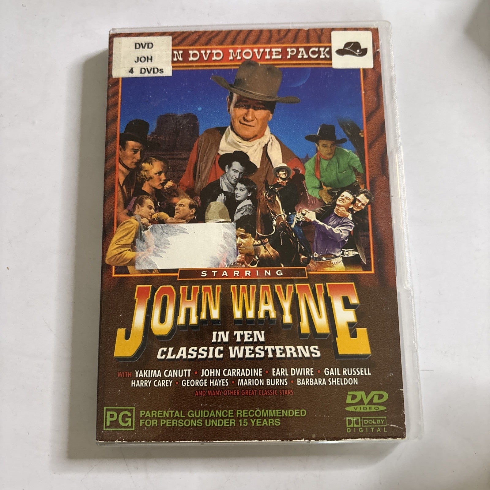 John Wayne In Ten Classic Westerns DVD All Regions Ex-Library – Retro Unit