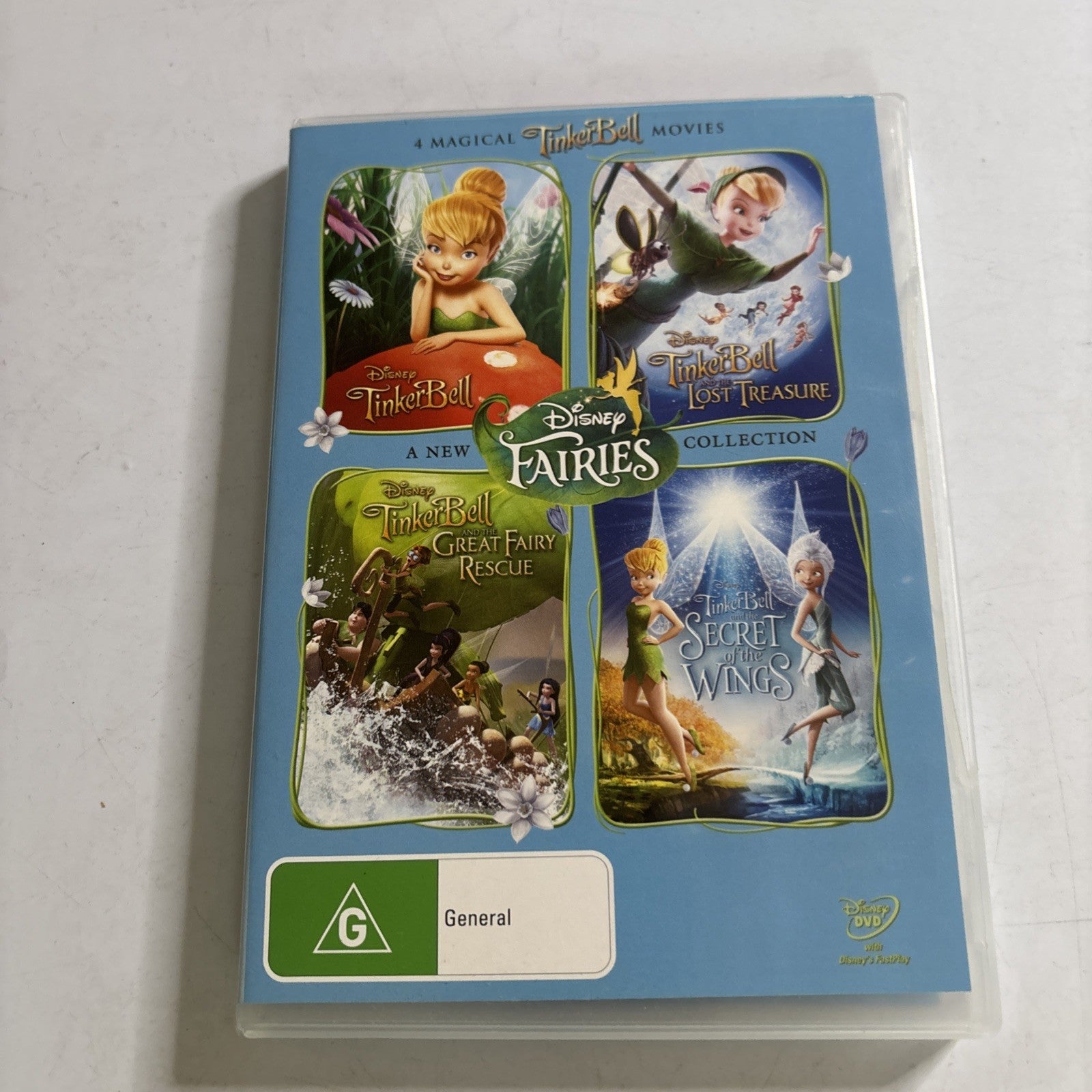 Tinker Bell Disney Fairies - Collection | 4 Movie Set (DVD, 2012) Regi ...