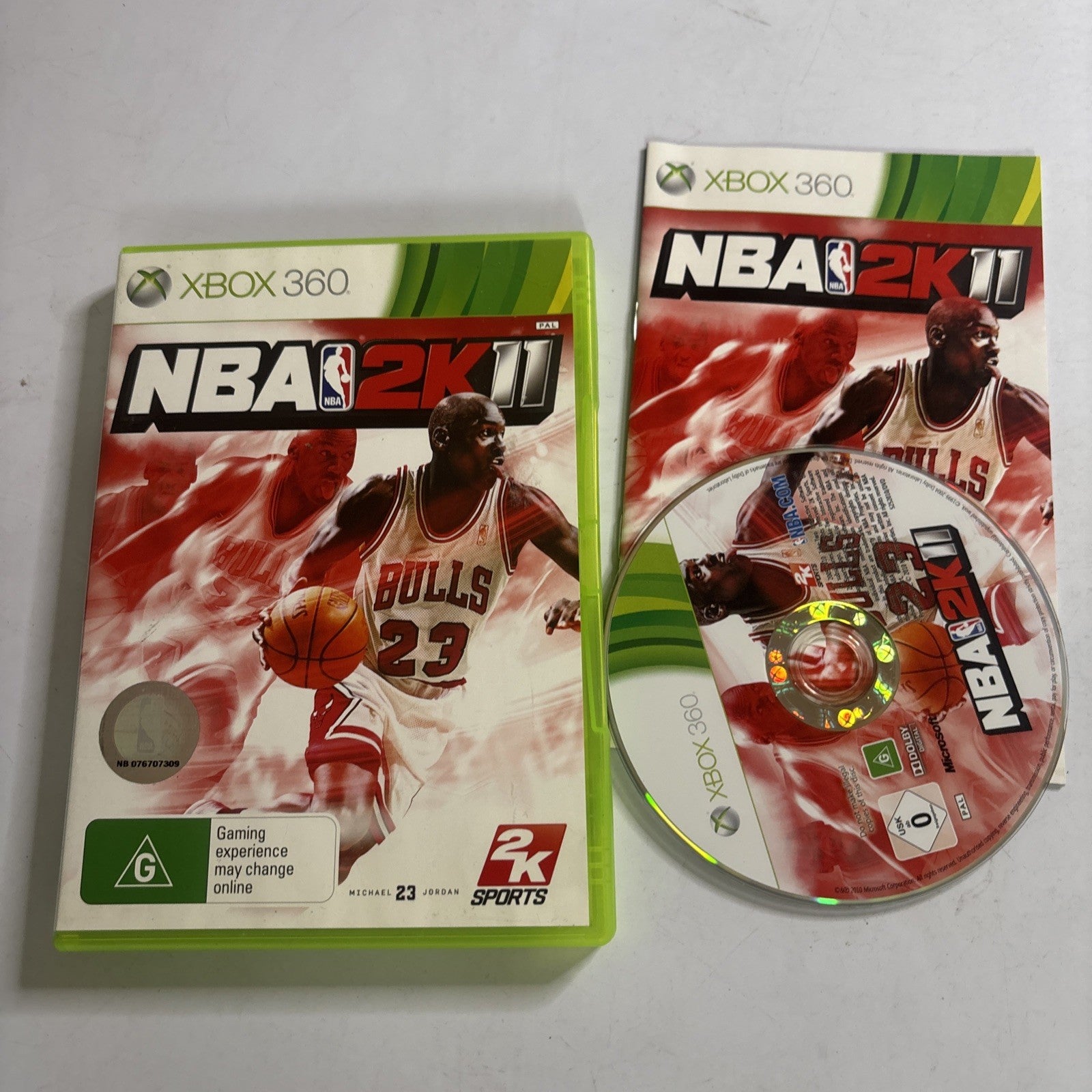 NBA 2K11 Microsoft Xbox 360 PAL with Manual Michael Jordan – Retro Unit