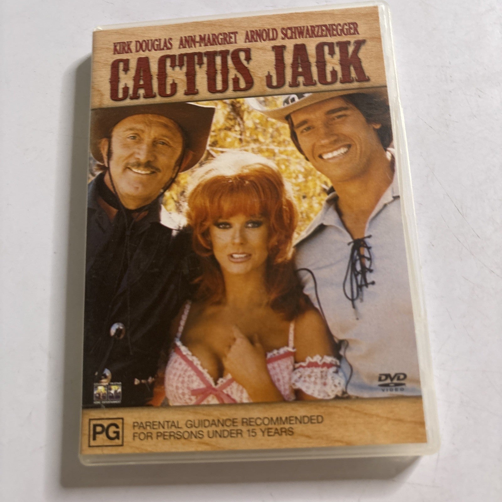 Cactus Jack (DVD, 1979) Arnold Schwarzenegger, Kirk Douglas Region 4 ...