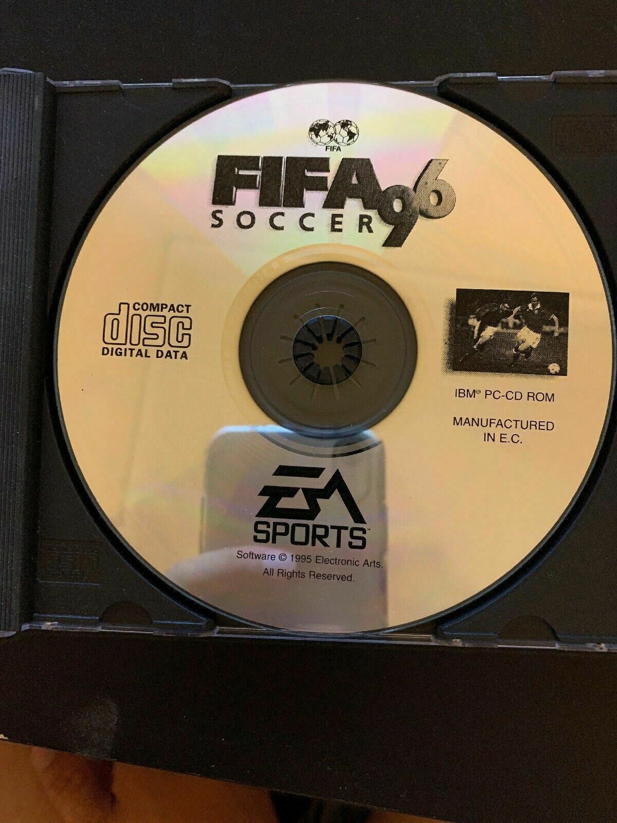 FIFA 96 PC Cdrom EA Sports Vintage DOS Game FREE Australian Post ...