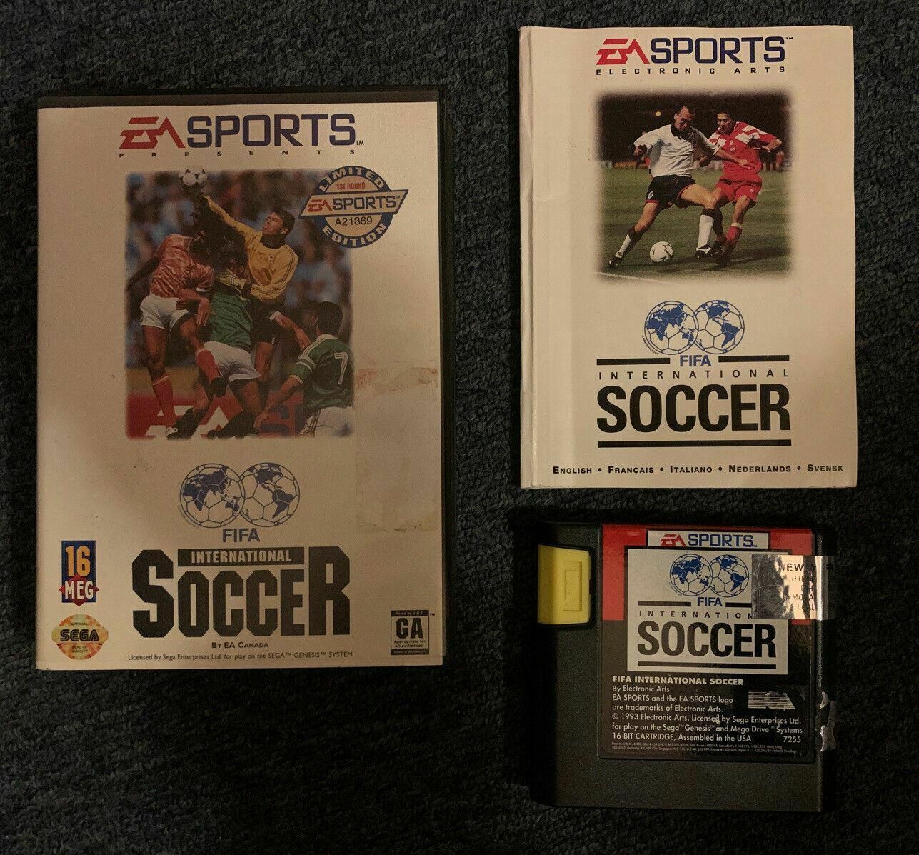 FIFA International Soccer - Limited Edition - Sega Megadrive PAL with ...