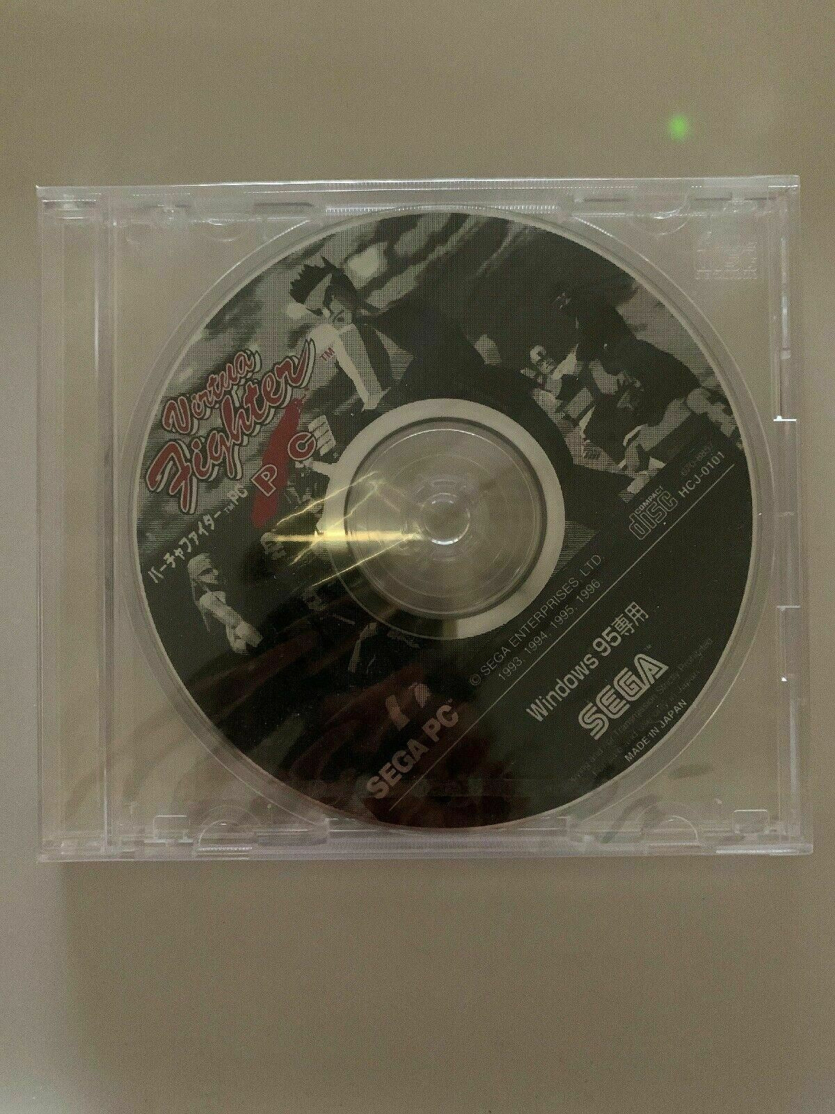 Virtua Fighter PC 1995 CD-ROM SEGA Vintage Rare Fighting Game Windows ...