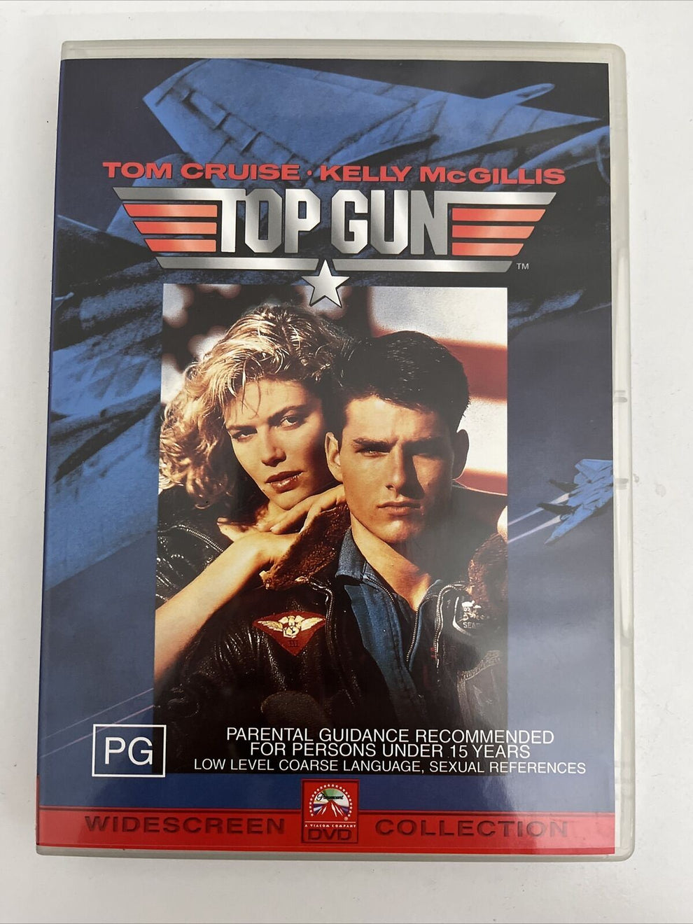 Top Gun (DVD, 1986) Tom Cruise, Kelly McGillis, Val Kilmer. Region 4 ...