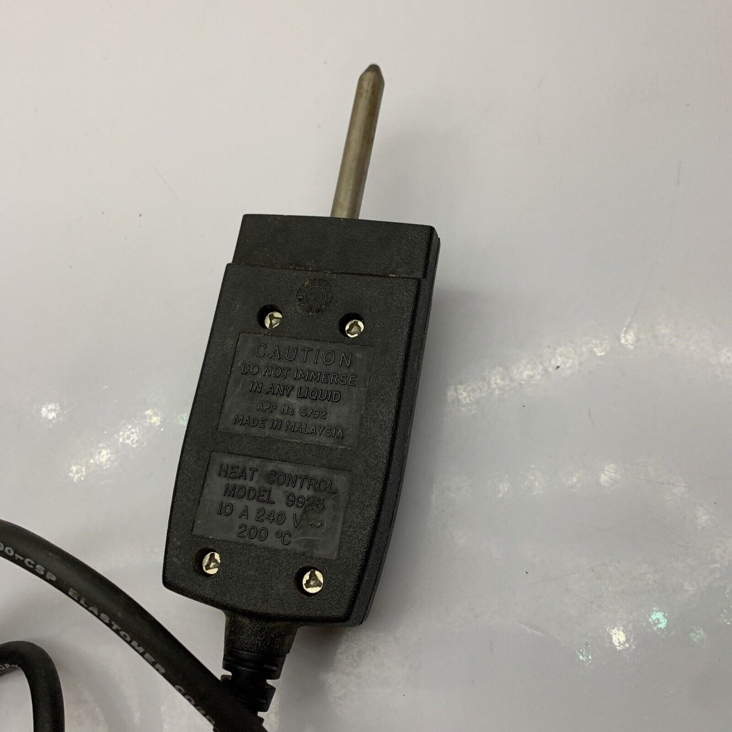 Genuine Sunbeam Heat Control Model 9925 10A 240V Power Supply – Retro Unit