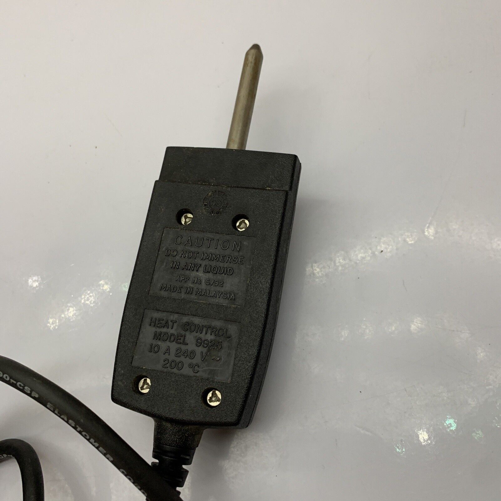 Genuine Sunbeam Heat Control Model 9925 10A 240V Power Supply – Retro Unit