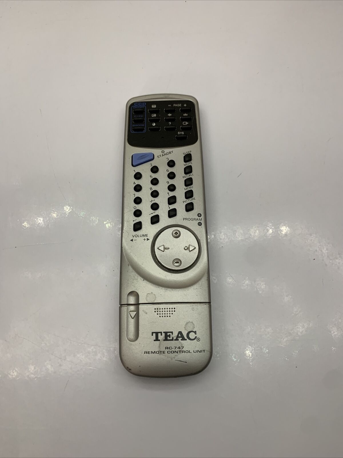Genuine Teac RC-747 Remote Control – Retro Unit