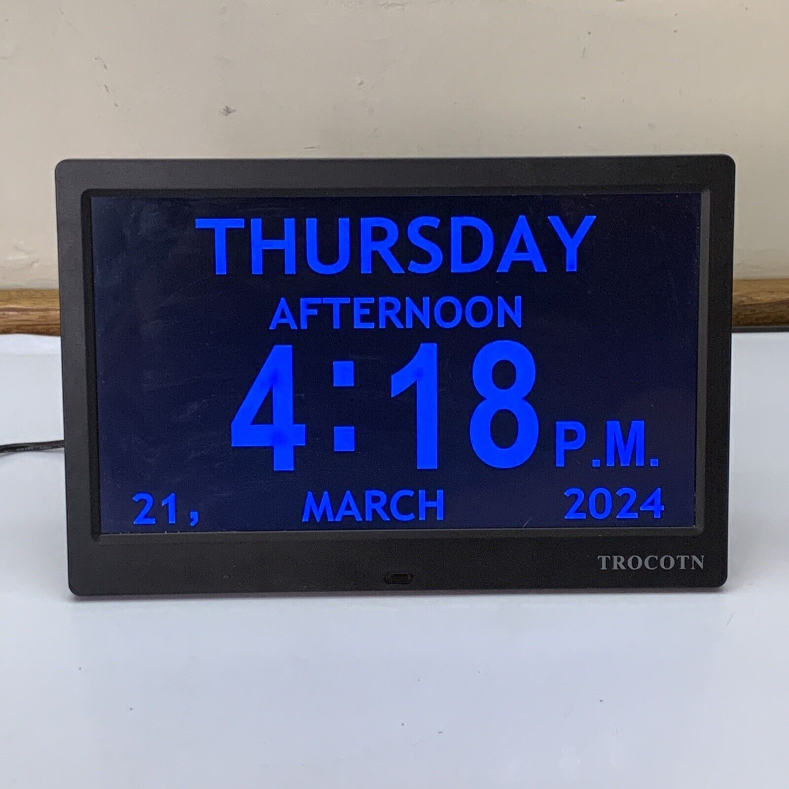 Digital Calendar Day Large Display Clock 10" TR-C010-01 – Retro Unit