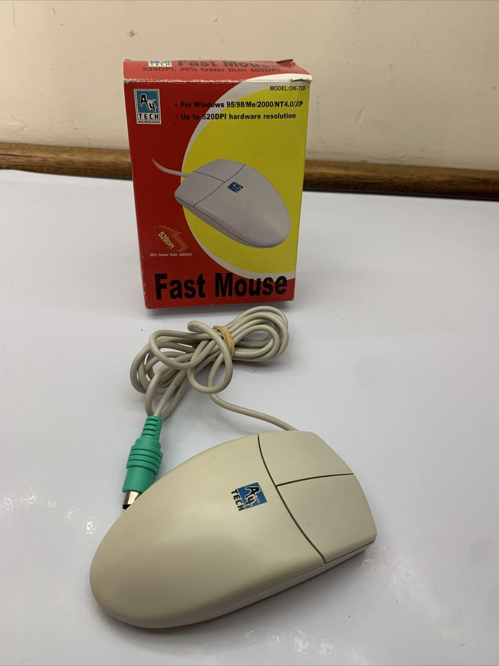 A4Tech Mouse Ball Wired PS/2 OK-720 – Retro Unit