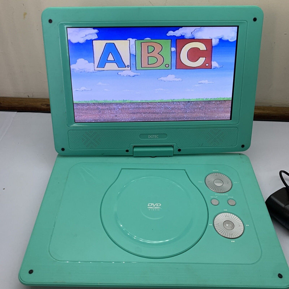 DGTEC 10.1" Portable DVD Player with Power Supply Playback DVD All Reg ...