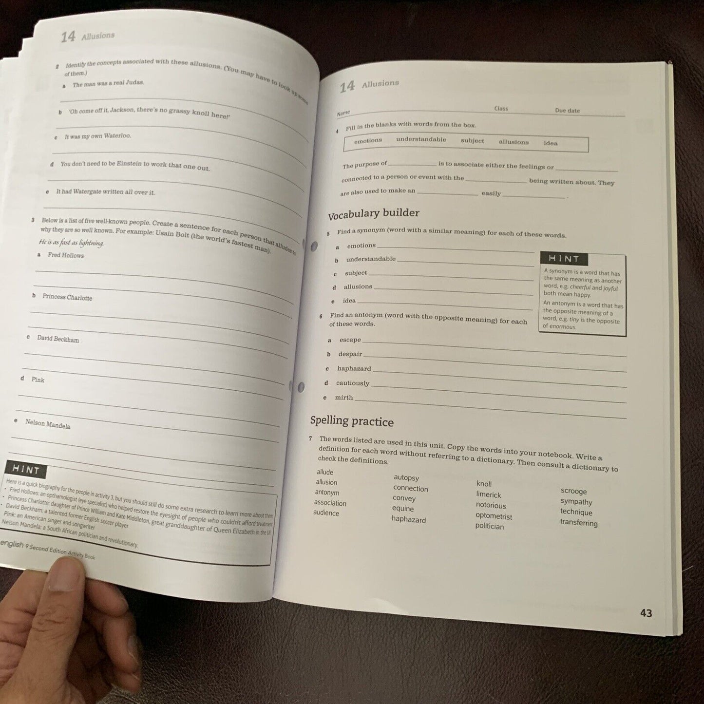 Pearson English 9 Activity Book 2nd Edition – Retro Unit