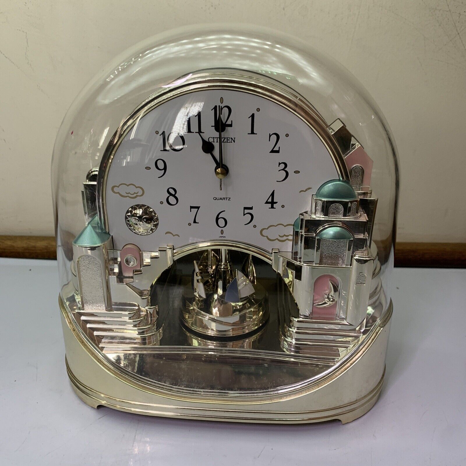 Citizen Table and Shelf Clock Vintage 4SG699 Excellent Quality Made In ...
