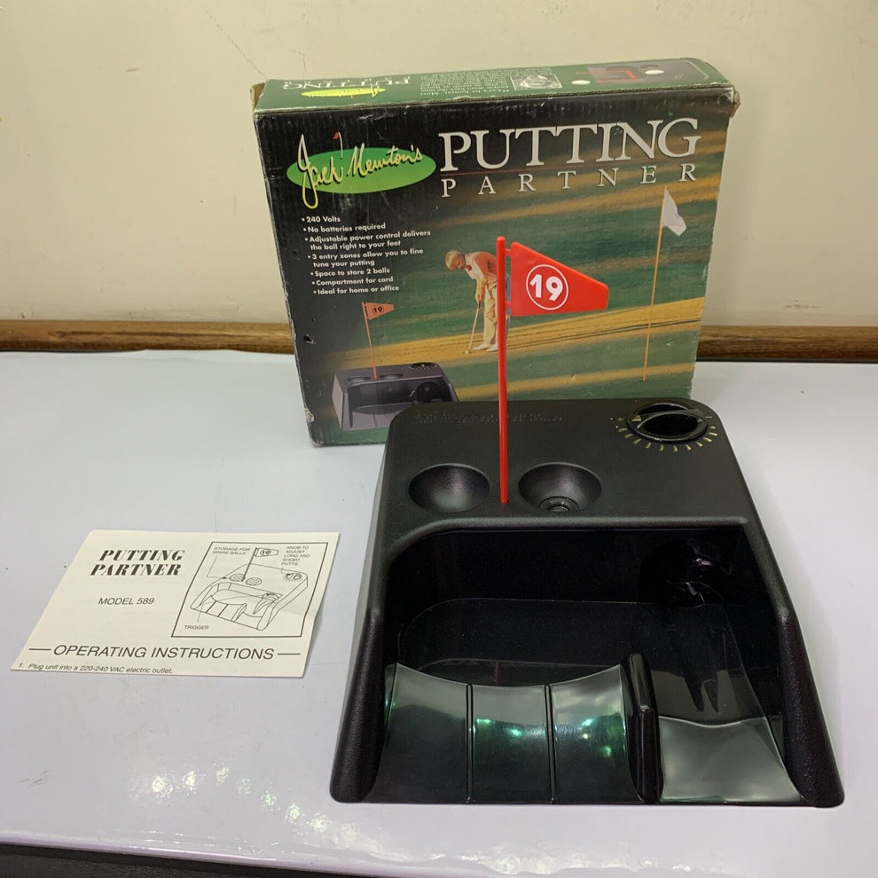 Jack Newton's Golf Putting Partner Automatic Ball Putt Return – Retro Unit