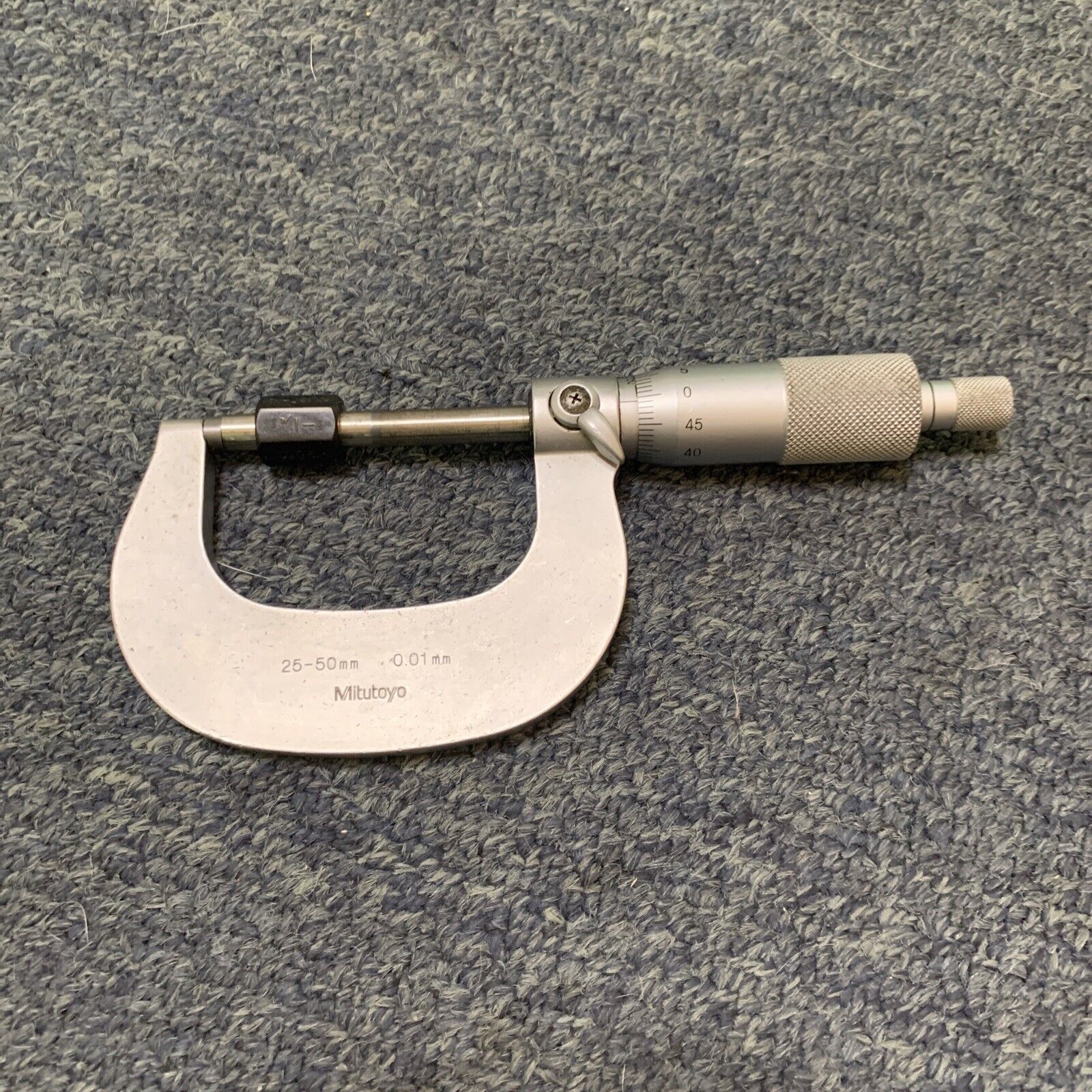 Mitutoyo Ratchet Thimble Outside Micrometer 25-50mm 0.01mm 25mm Settin ...