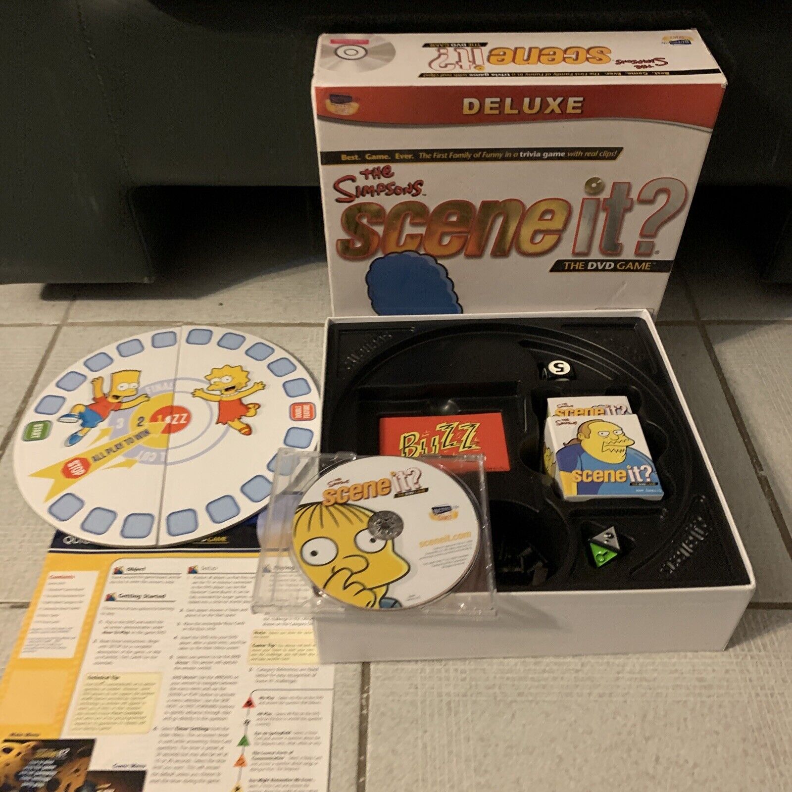 The Simpsons Scene It? The DVD GAME Deluxe Board Game 20th Century FOX ...