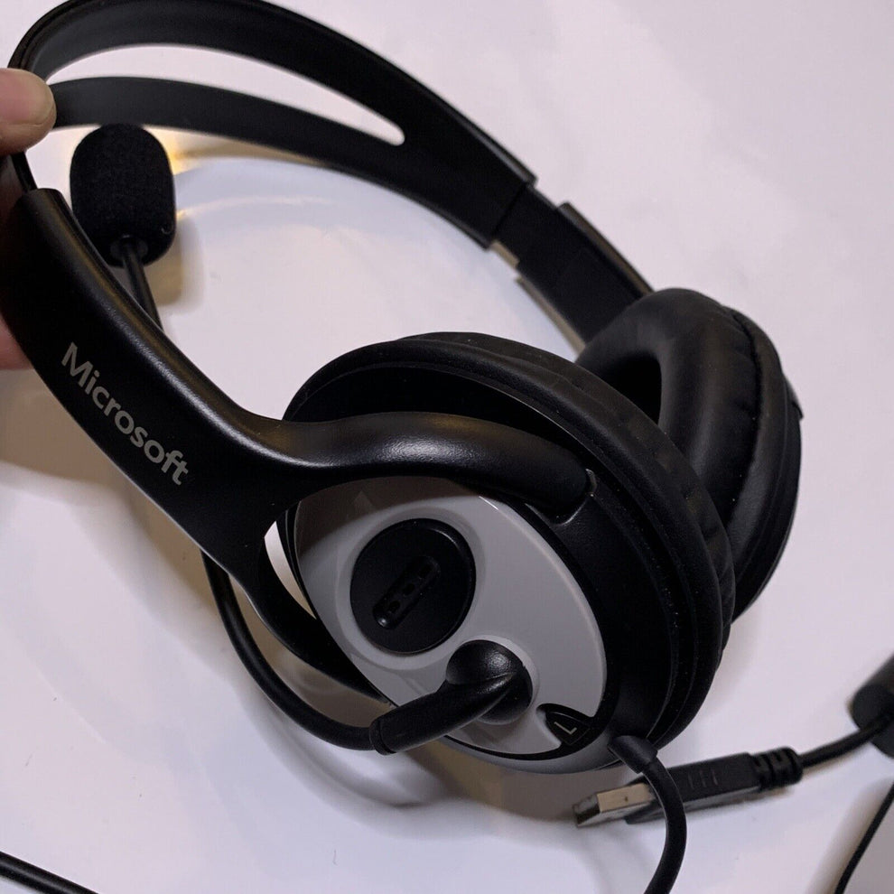 Microsoft Lifechat LX-3000 Stereo Headset with Noise Cancelling Microp ...