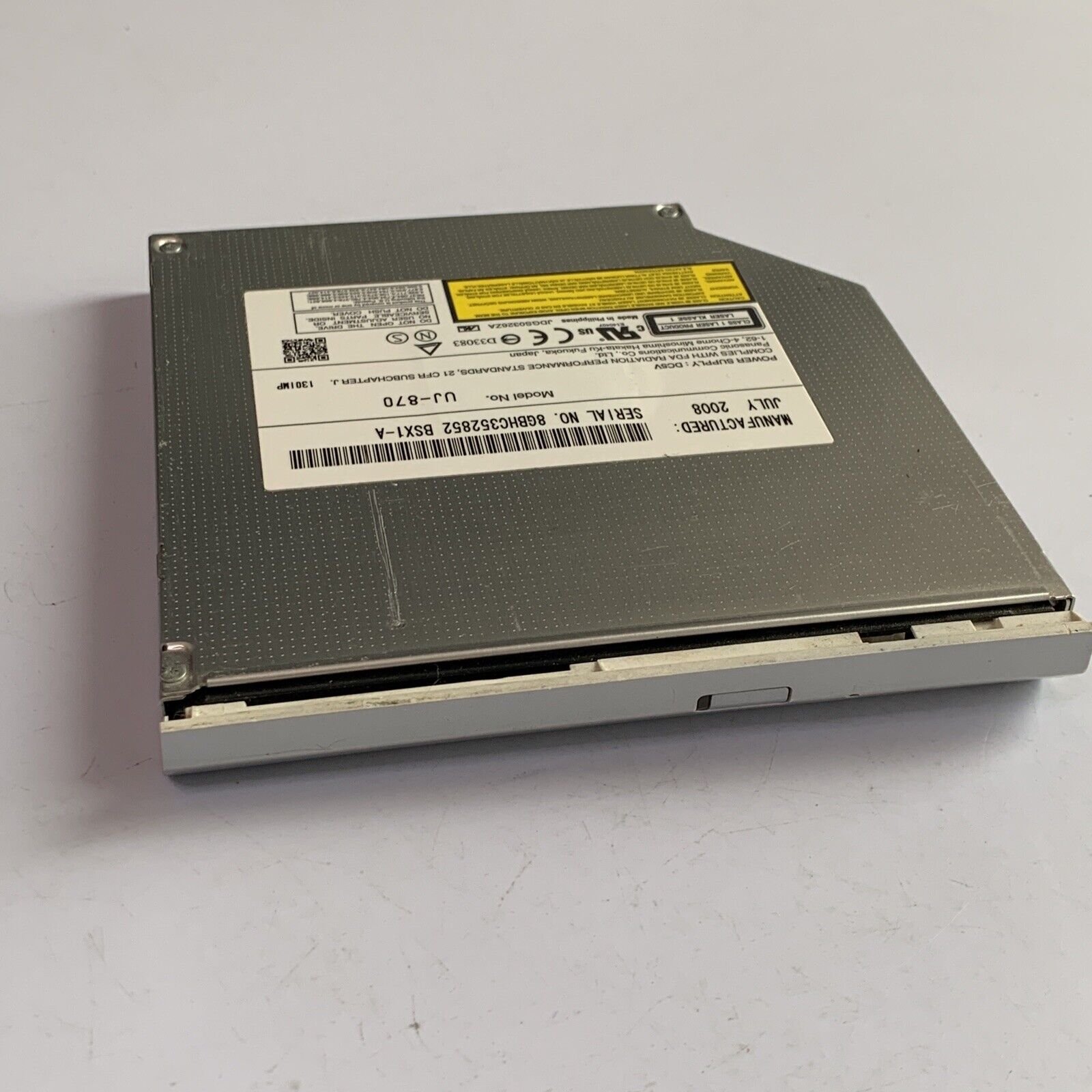 Genuine Panasonic UJ-870 CD DVD±RW IDE E-IDE/ATAPI Optical Disk Drive ...