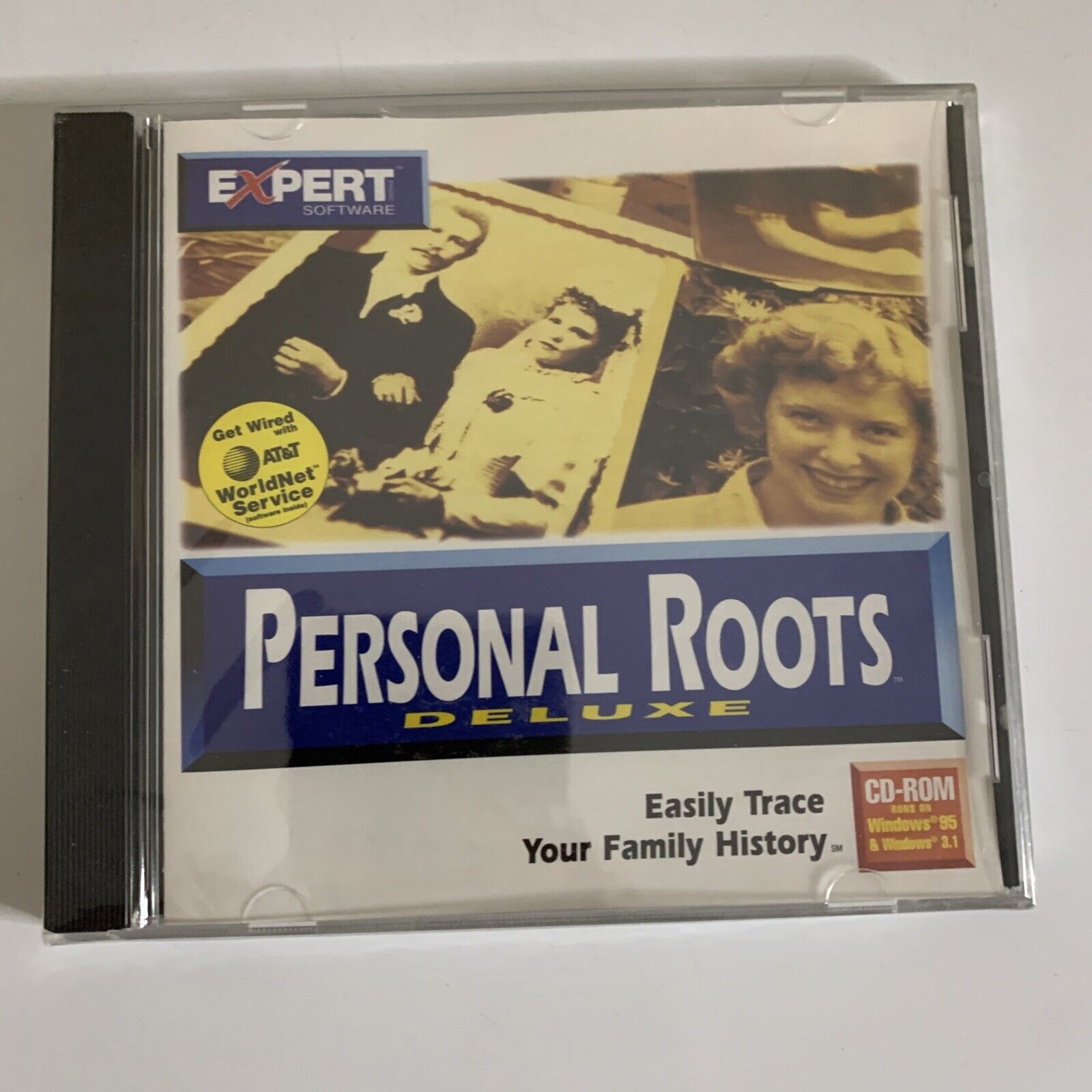 Personal Roots Deluxe PC for Windows 95 and 3.1 NEW Sealed – Retro Unit