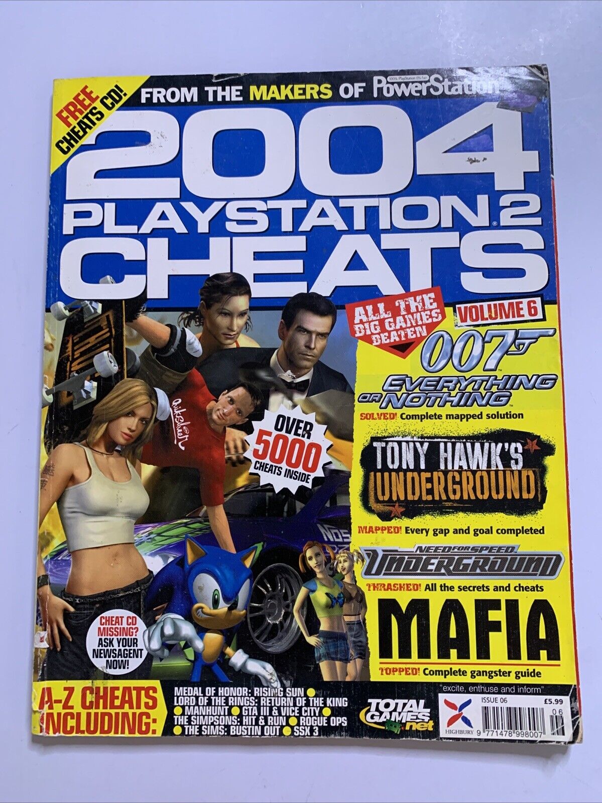PlayStation 2 Cheats 2004 Issue 06 Videogame Strategy Hints Magazine ...