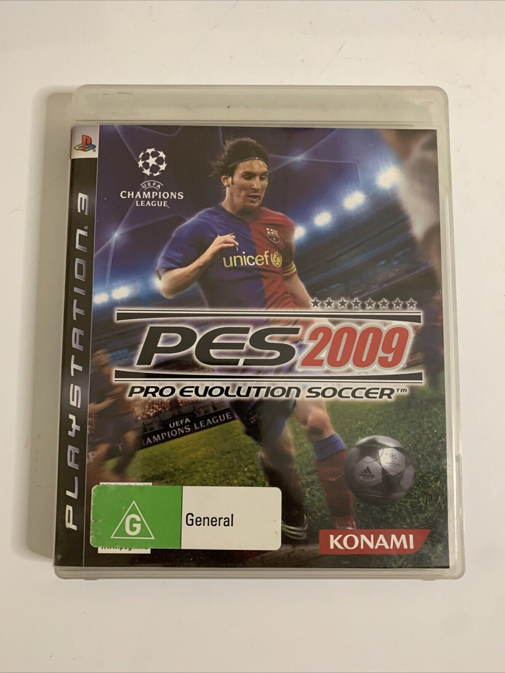 PES 2009 Pro Evolution Soccer PS3 PlayStation 3 Sports Game Complete ...