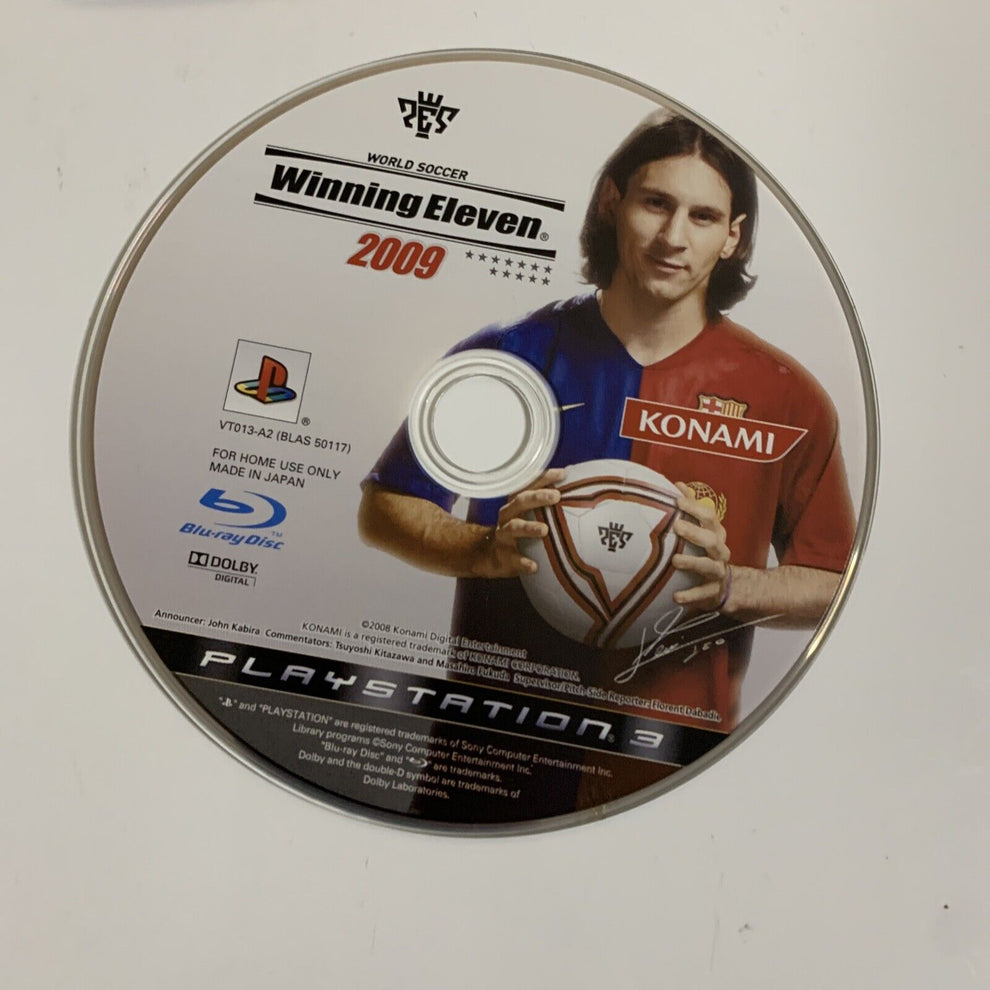 PES 2009 Pro Evolution Soccer PS3 PlayStation 3 Sports Game Complete ...