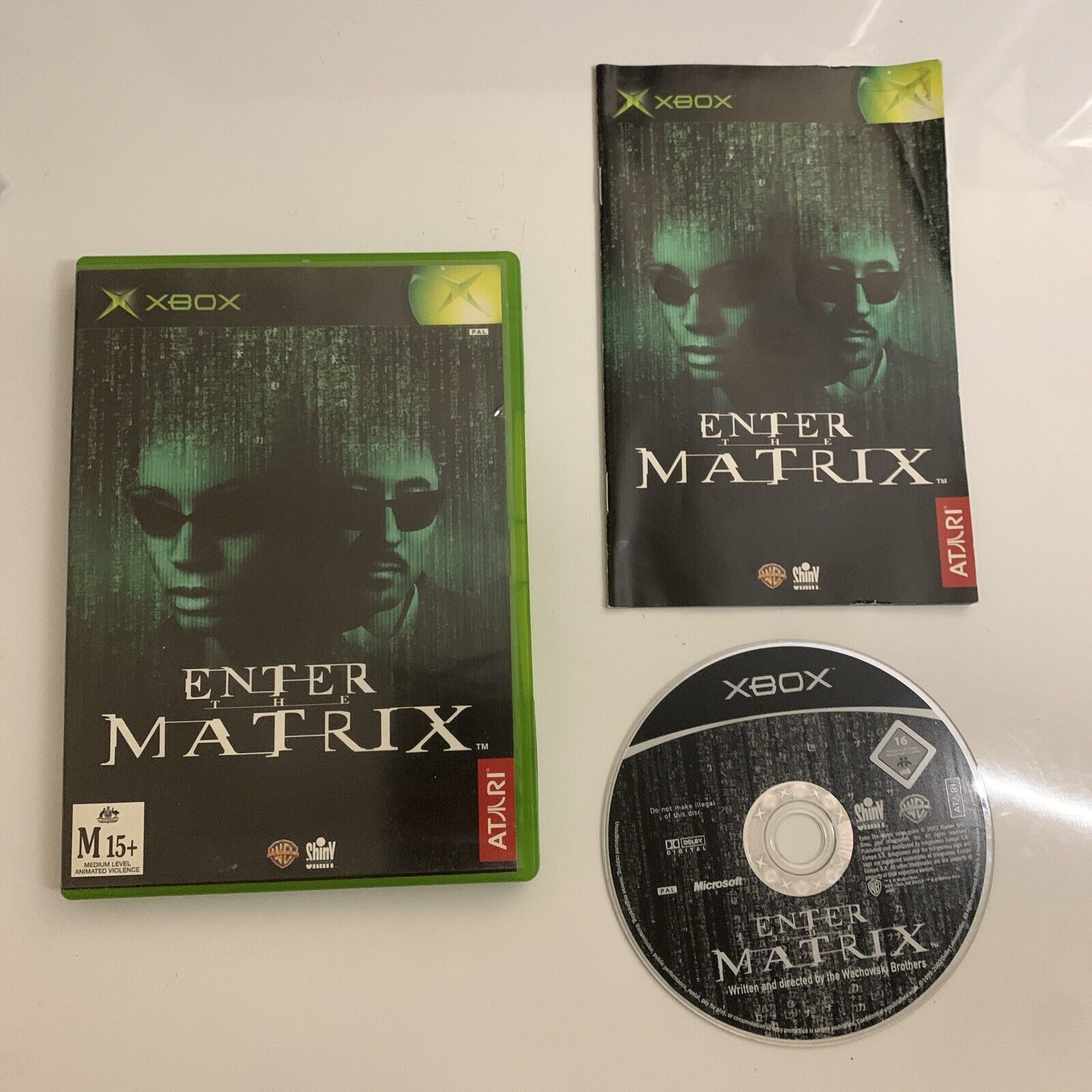 Enter The Matrix Microsoft XBOX Original Atari PAL 2003 Game Complete ...