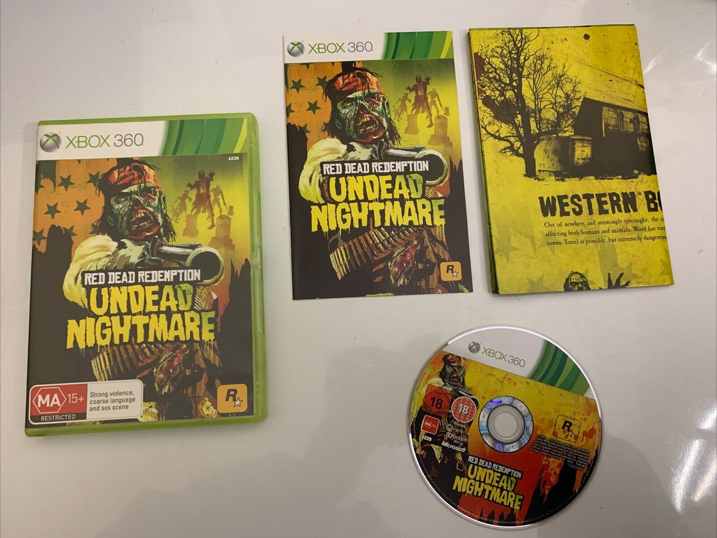 Red Dead Redemption: Undead Nightmare Microsoft XBOX 360 PAL Game Comp ...