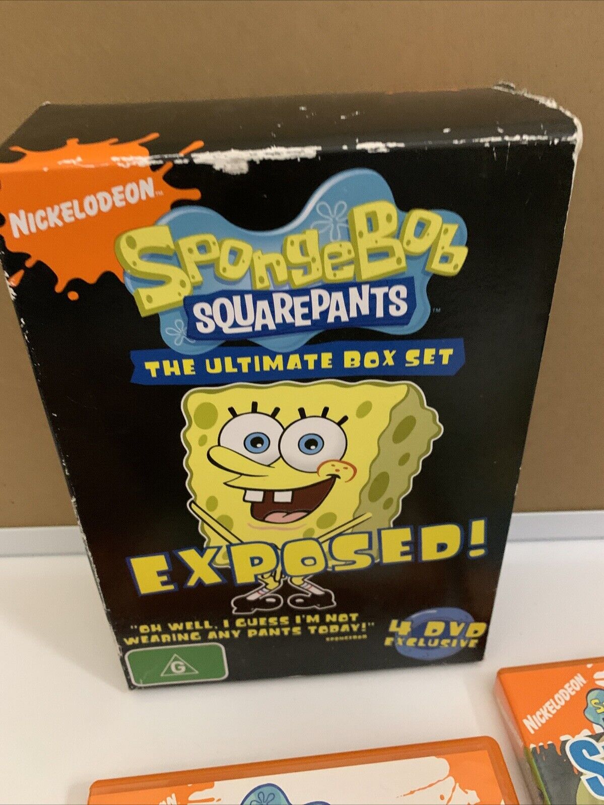SpongeBob SquarePants Exposed Boxset (DVD, 4-Disc, 2009) Region 4 ...