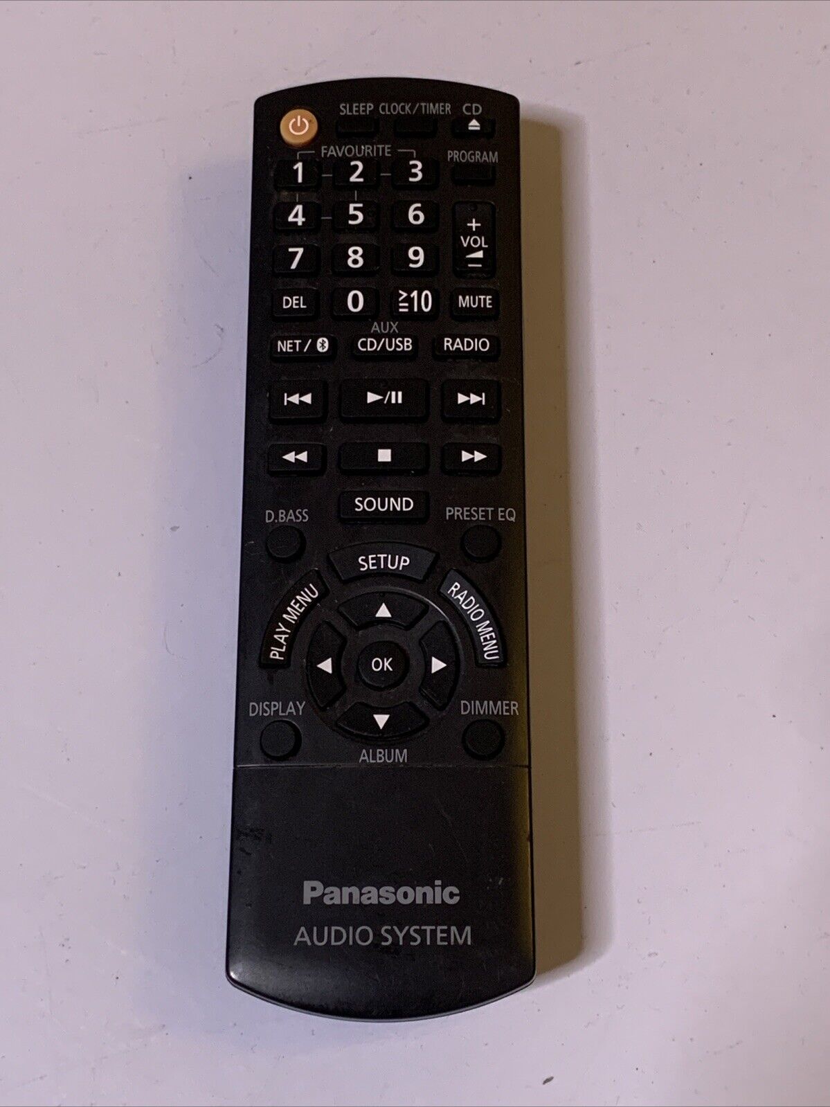 Genuine Panasonic Remote Control For Audio System CD Radio Audio N2QAY ...