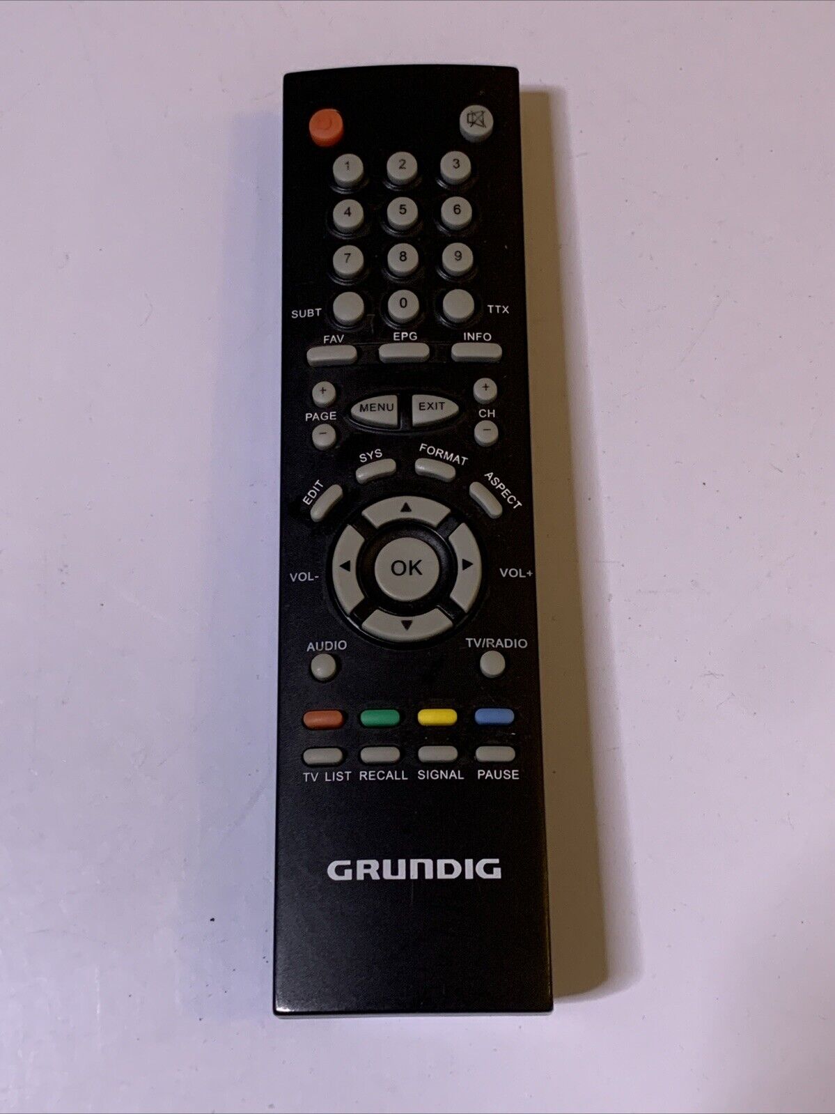 Genuine Grundig Remote Control for High Definition Set Top GSTB3105HD ...