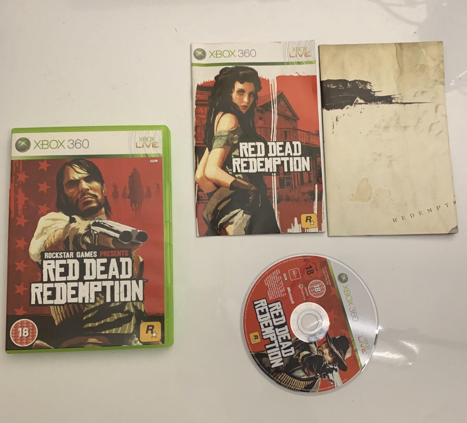 Red Dead Redemption Microsoft Xbox 360 PAL Action Adventure 2010 Game ...