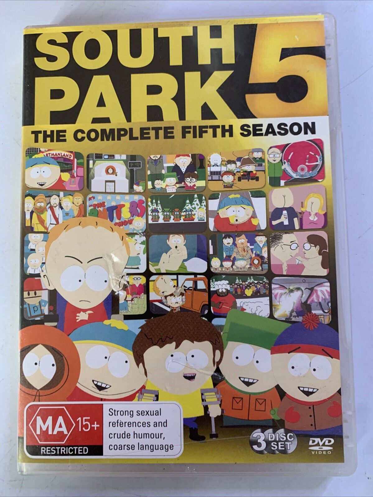 South Park : Season 5 (DVD, 2001) Animation Region 4 – Retro Unit