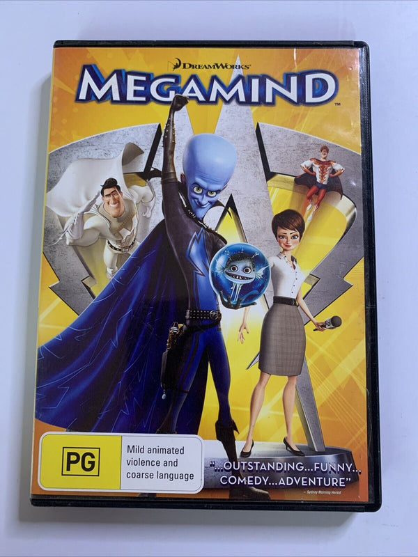 Megamind (DVD, 2010) Dreamworks Animated Film Region 4 – Retro Unit