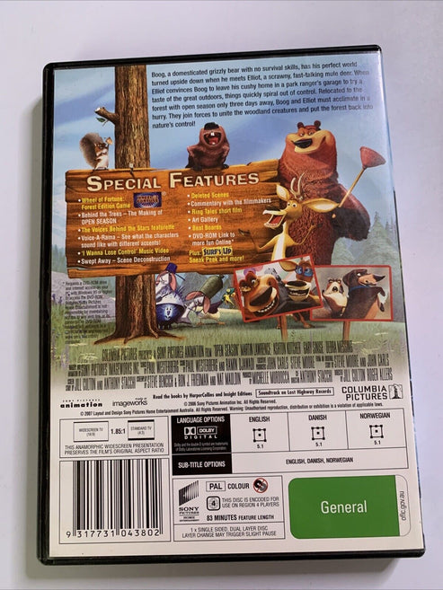 Open Season (DVD, 2006) Animated Film Region 4 – Retro Unit