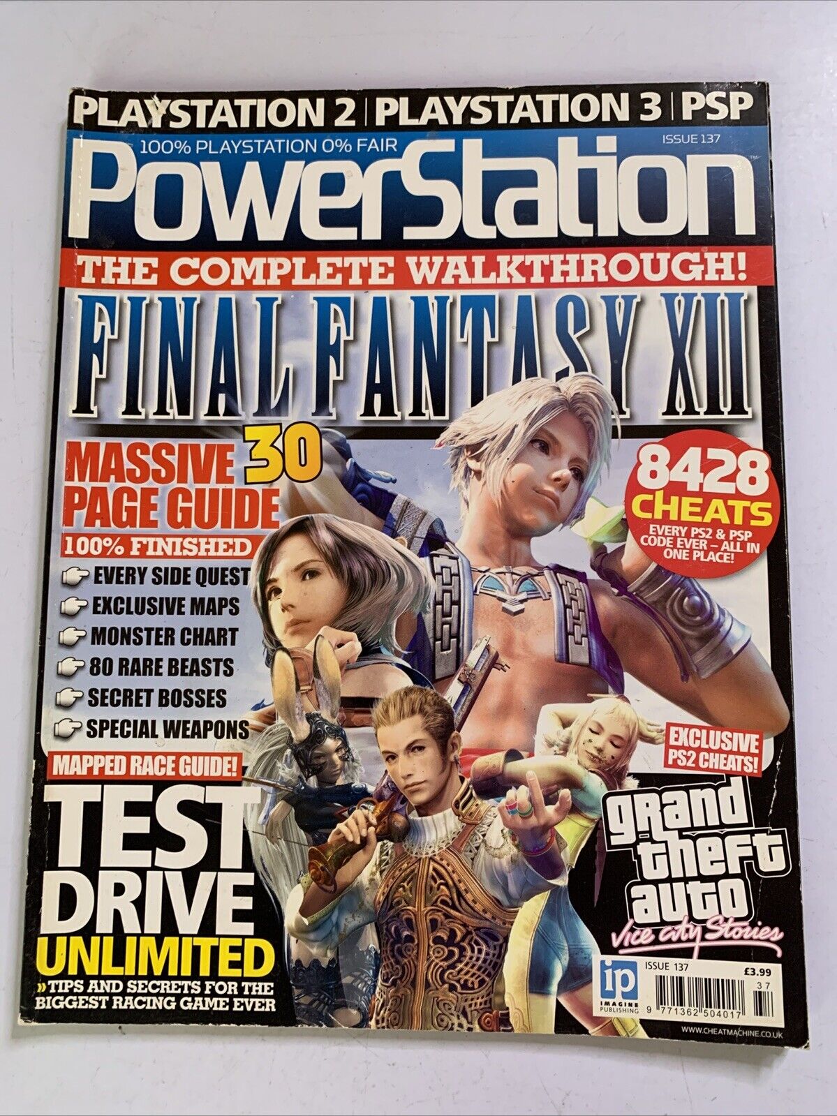 Power Station PlayStation Magazine Issue 137 2007 Final Fantasy XII Te ...